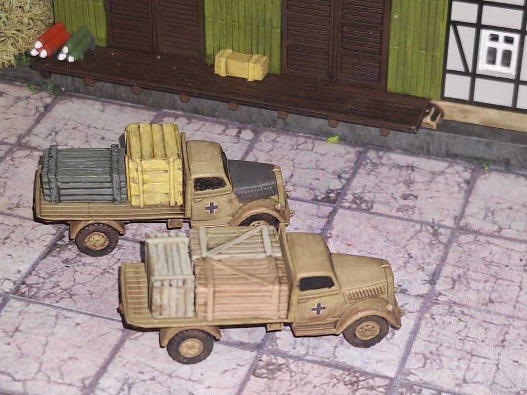 WW2 German Maultier Flat Bed Trucks Resin 3D Printed Models - Etsy