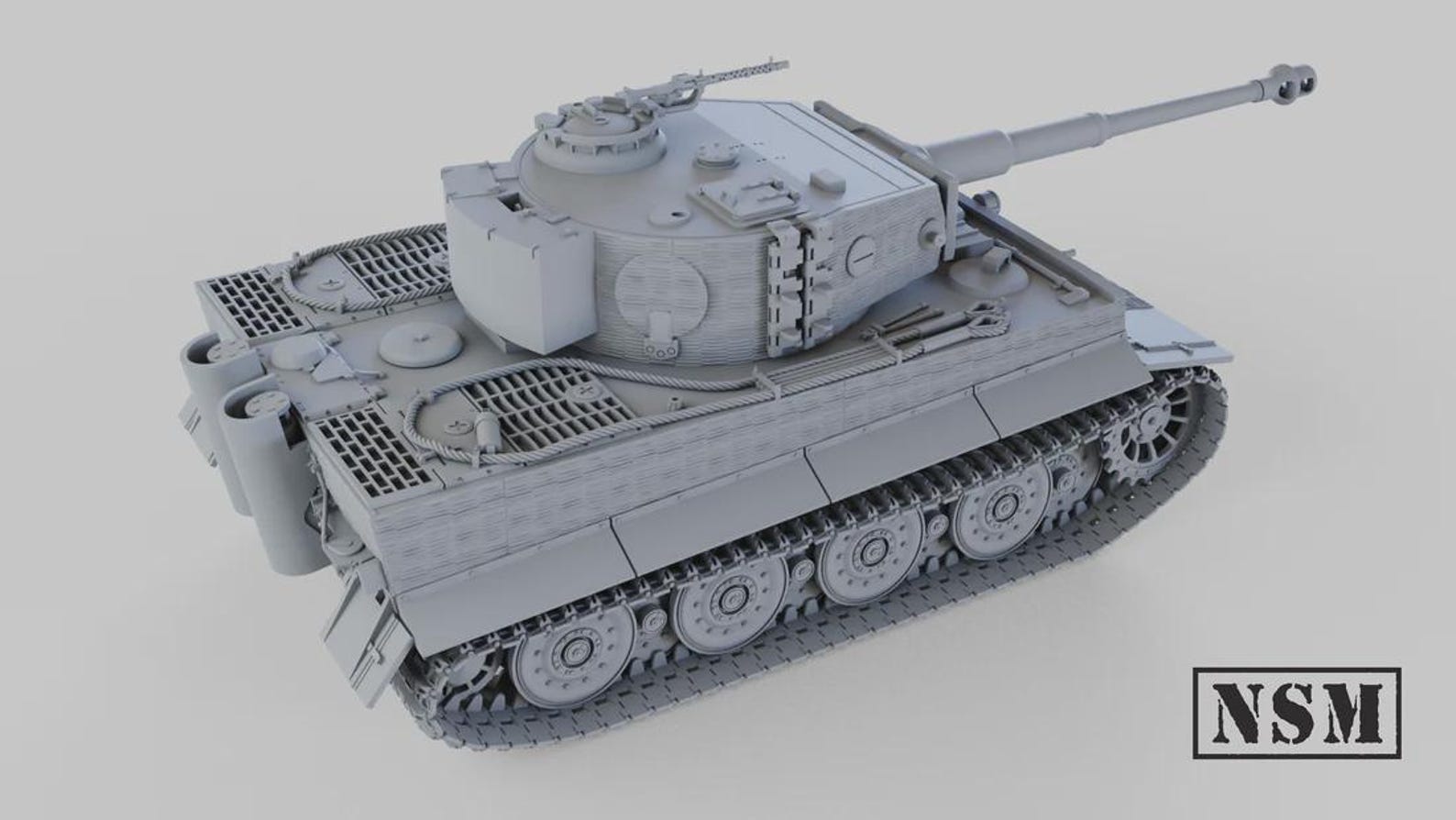 WW2 German Tiger 1 Late Production With Zimmerit by Night Sky ...