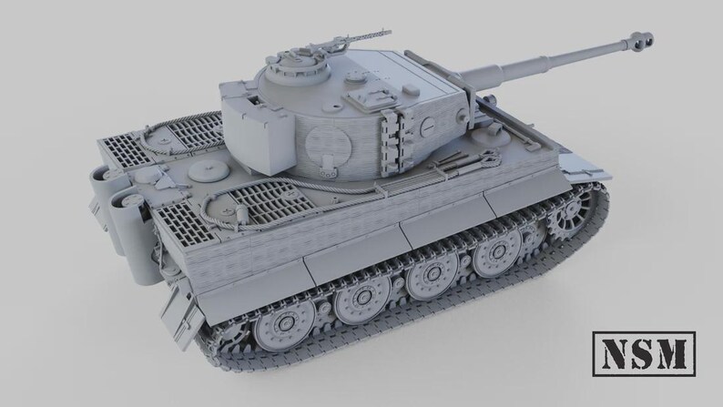 WW2 German Tiger 1 Late Production With Zimmerit by Night Sky ...