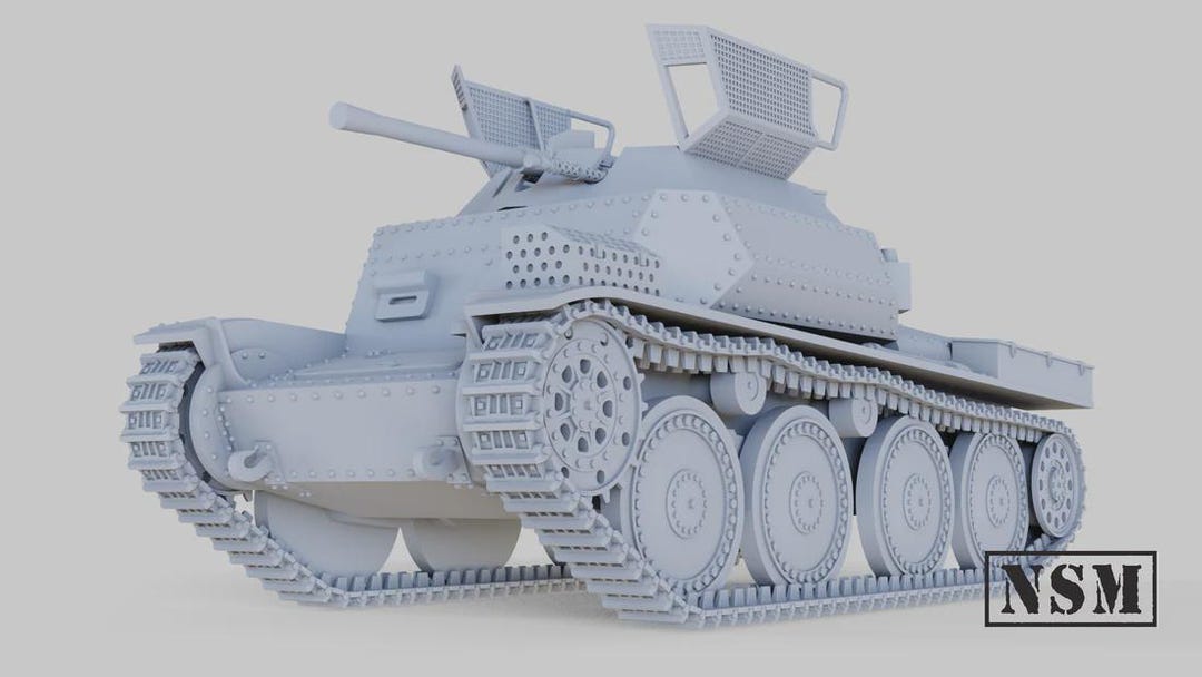 WW2 German Aufklarungspanzer 38 (t) by Night Sky Miniatures - Etsy