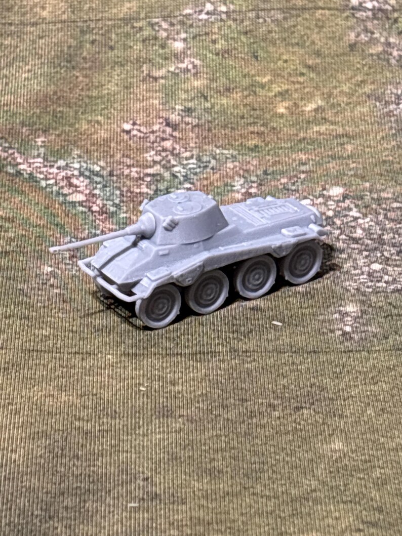 WW2 German Sdkfz 234-2 Puma Armoured Car Model 3d Resin Printed ...