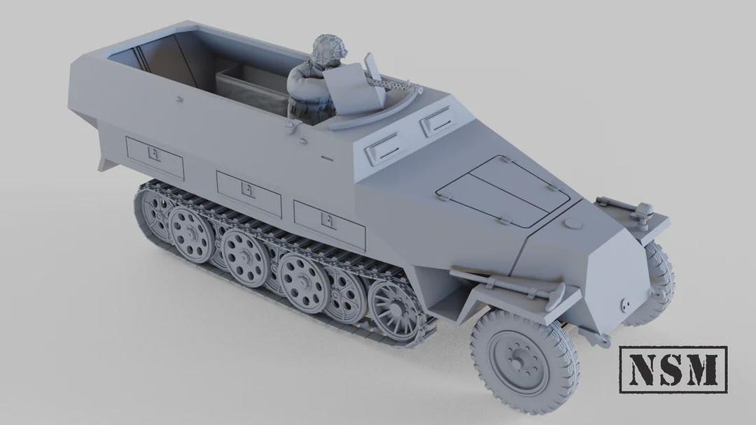 WW2 German Sdkfz 251/1 by Night Sky Miniatures - Etsy