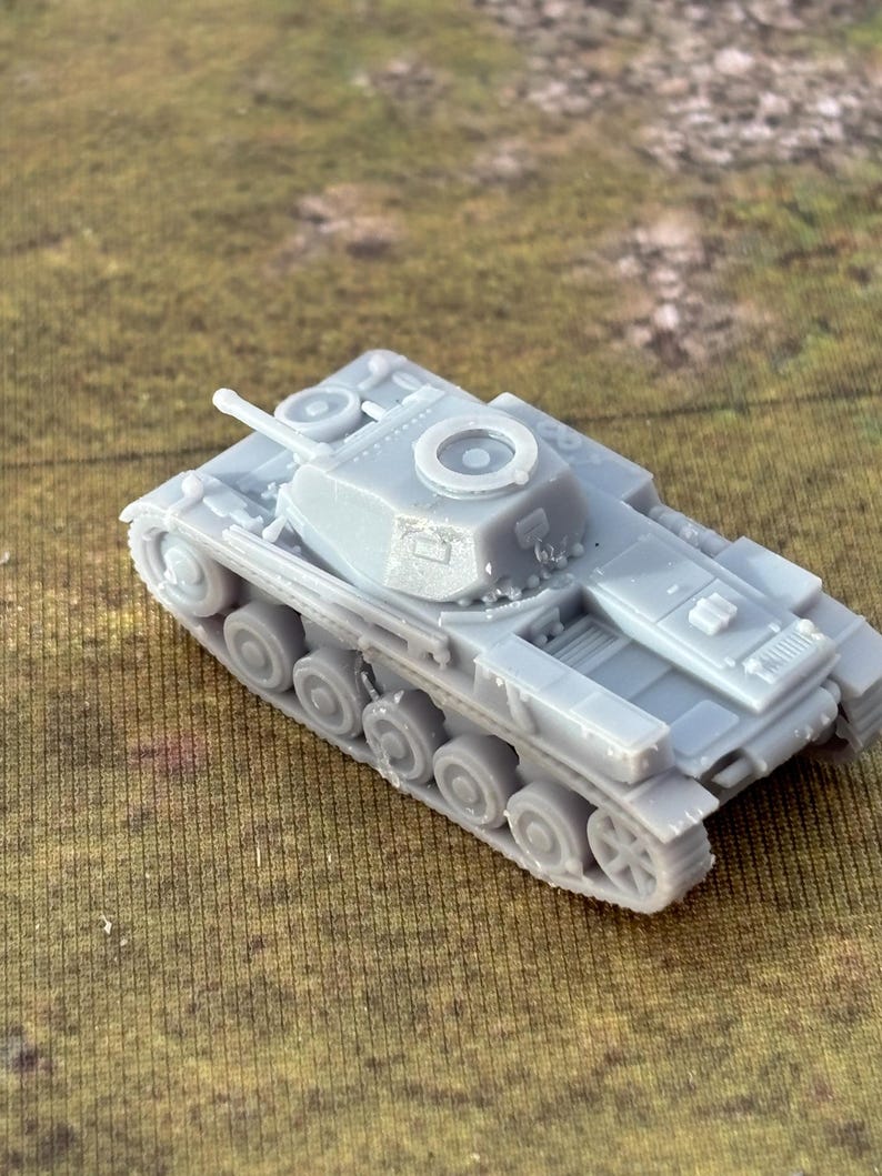 Resin 3D Printed WW2 German Panzer II Ausf F Early War Tank Model - Etsy
