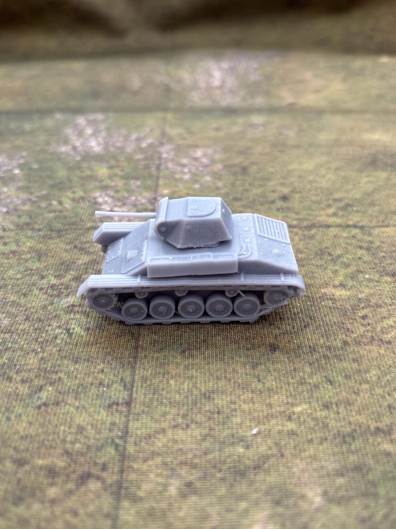 WW2 Russian T70 Light Tank 3D Resin Printed Historical War Gaming ...