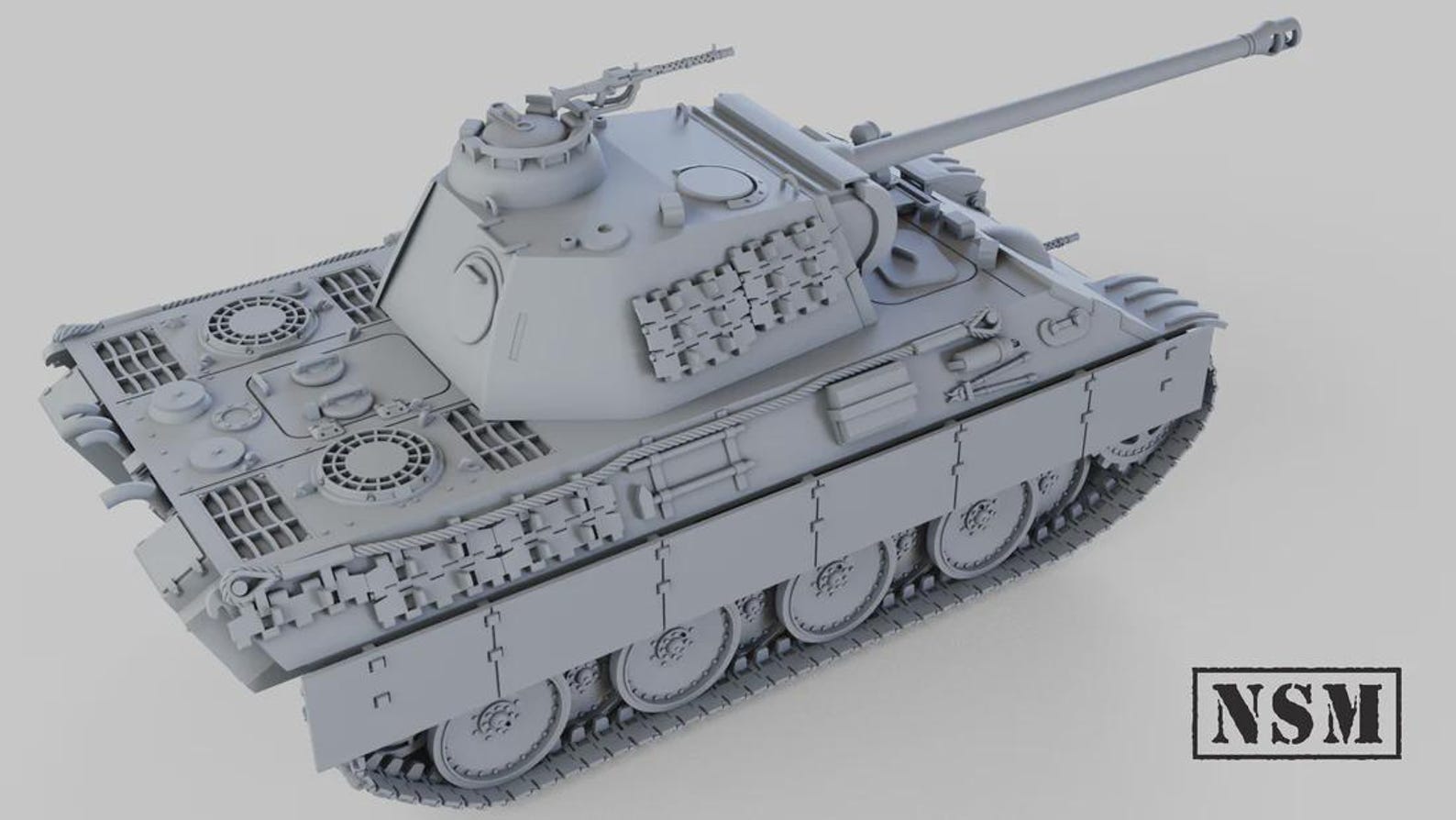 WW2 German Panther Ausf A by Night Sky Miniatures - Etsy
