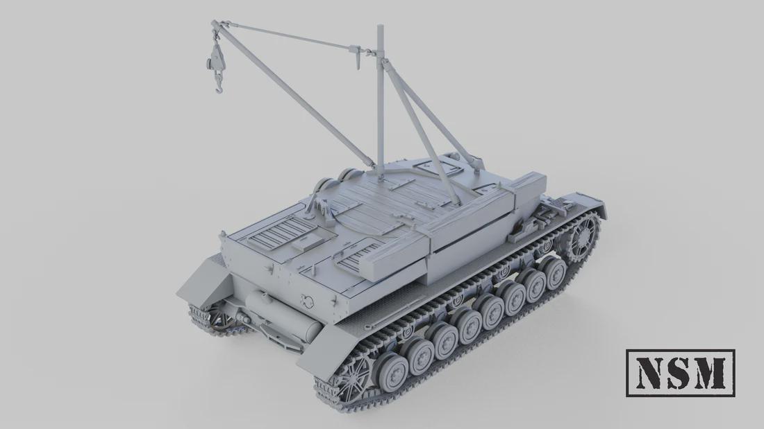 WW2 German Bergepanzer by Night Sky Miniatures - Etsy