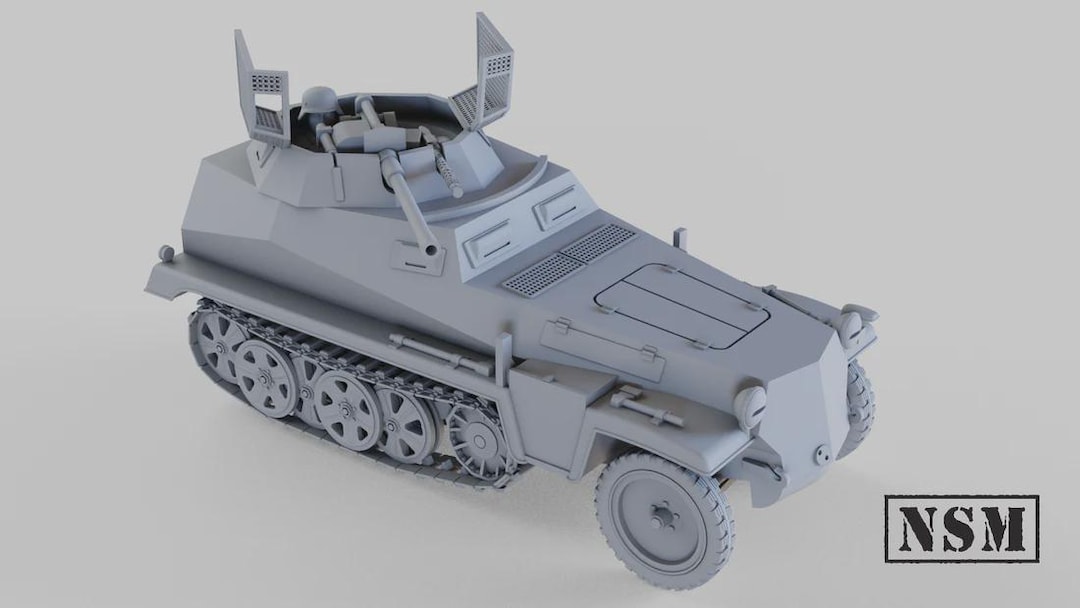 WW2 German Sdkfz 250/9 by Night Sky Miniatures - Etsy