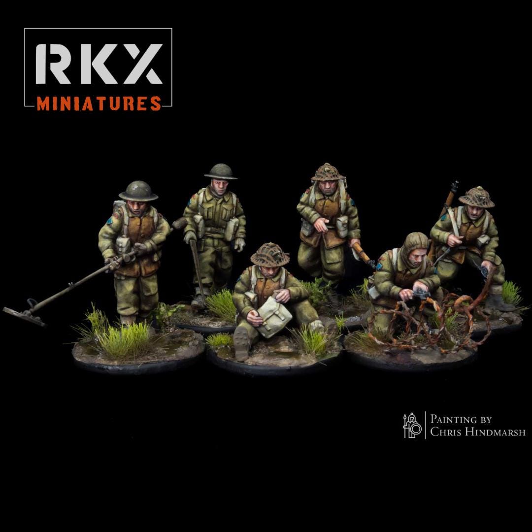 WW2 Canadian Engineers RKX Miniatures - Etsy