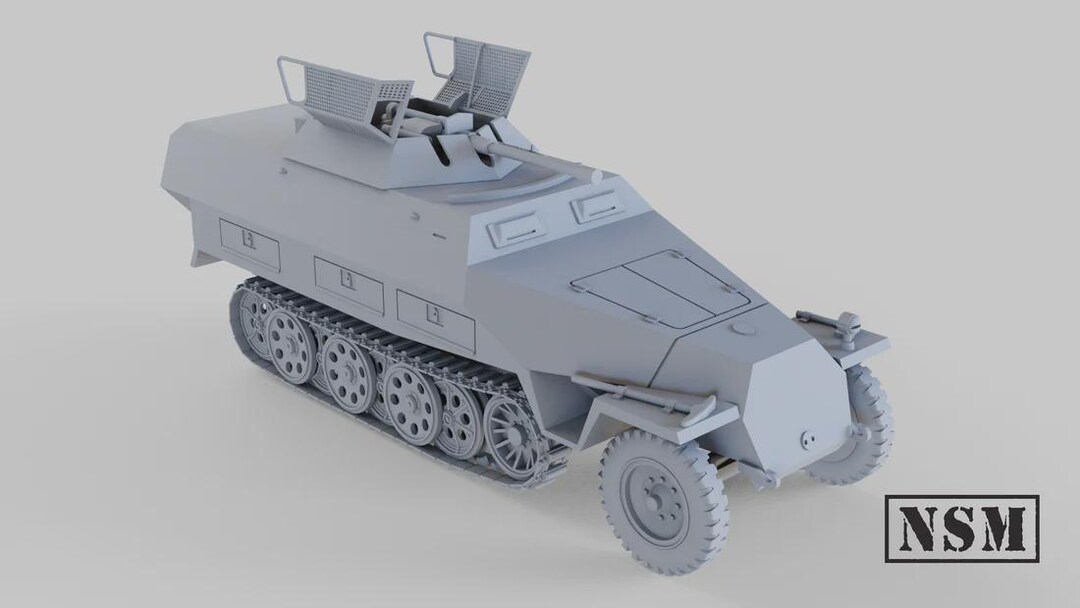 WW2 German Sdkfz 251/23 D by Night Sky Miniatures - Etsy UK