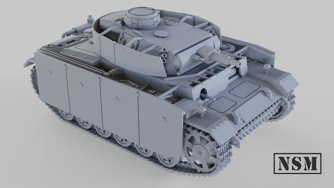 WW2 German Panzer III Ausf N by Night Sky Miniatures - Etsy