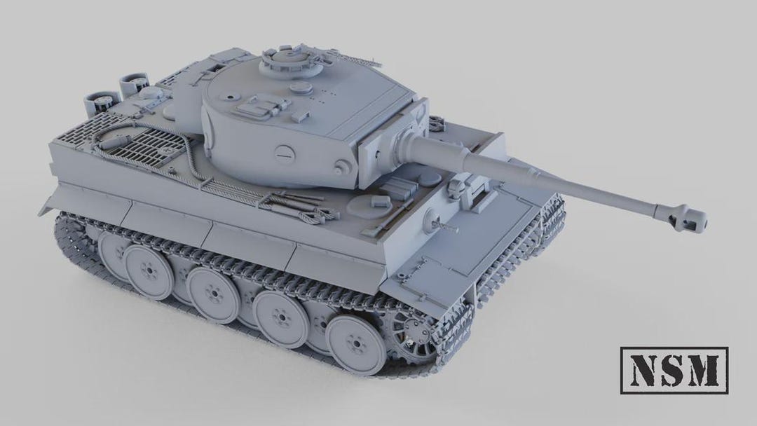 WW2 German Tiger 1 Mid Production by Night Sky Miniatures - Etsy