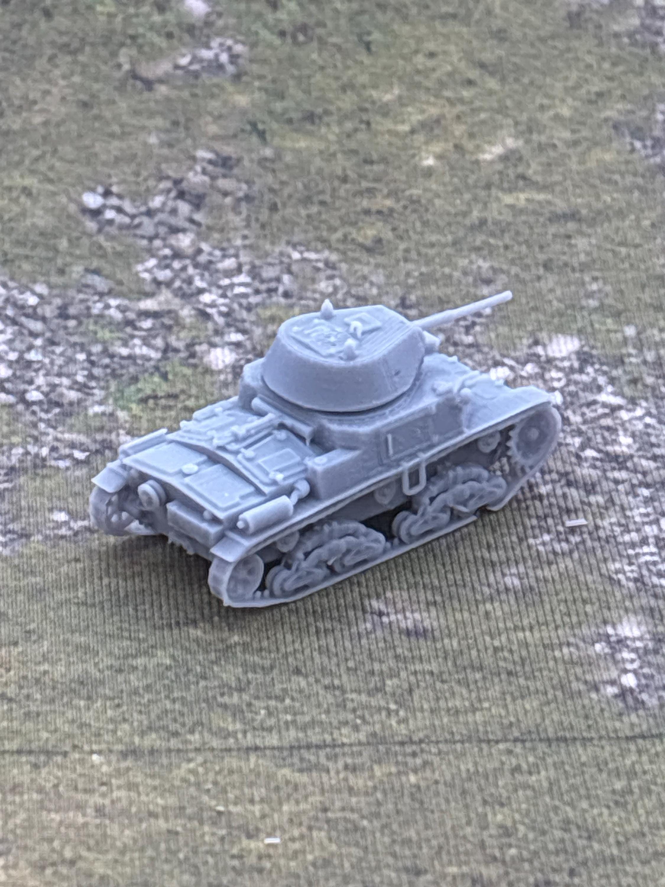 WW2 Italian Semoventy M15-42 Models Historical War Gaming 3d Resin ...