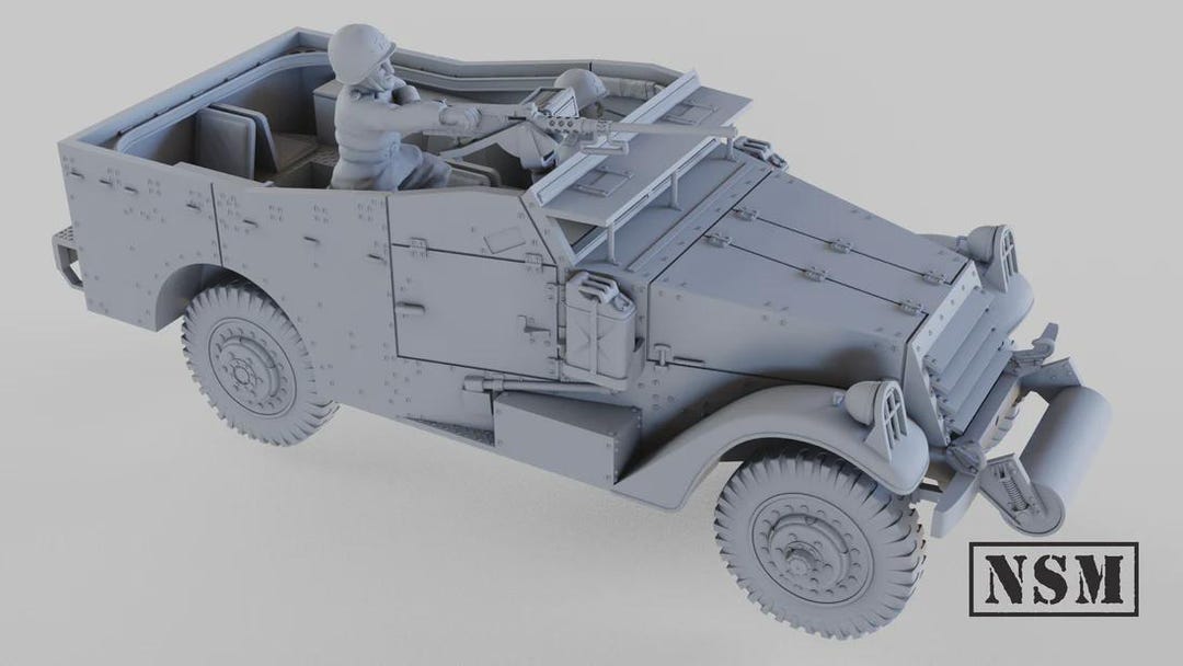 WW2 Russian M3A1 Scout Car – Soviet Army by Night Sky Miniatures - Etsy