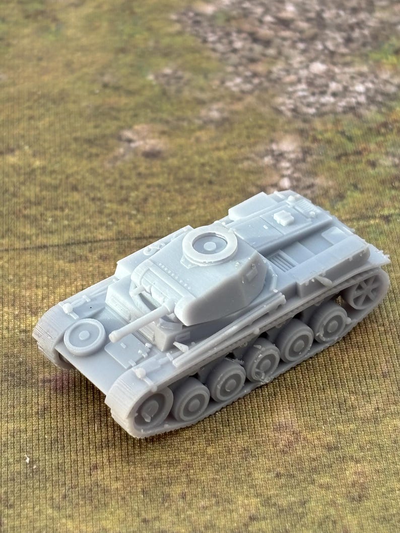 Resin 3D Printed WW2 German Panzer II Ausf F Early War Tank Model - Etsy UK