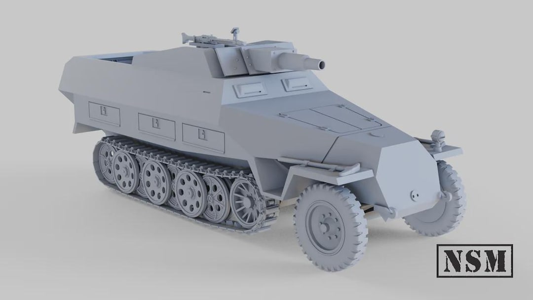 WW2 German Sdkfz 251/8 D "stummel" by Night Sky Miniatures - Etsy UK