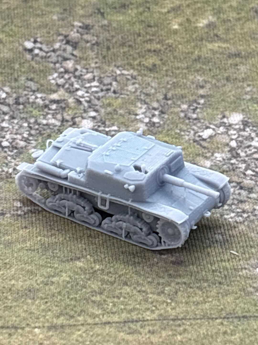 WW2 Italian Semoventy 75-32 M42 Models Historical War Gaming 3d Resin ...