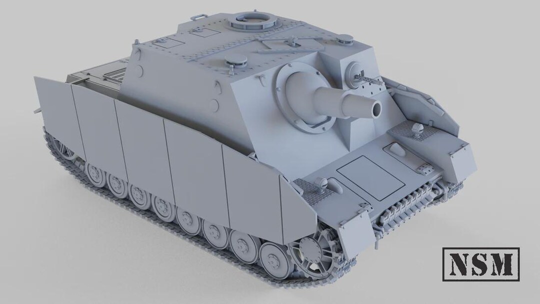 WW2 Sturmpanzer IV Brummbar Late by Night Sky Miniatures - Etsy UK