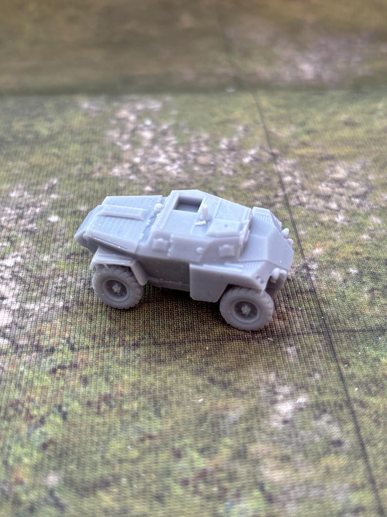 WW2 British Humber MK IV Armoured Car Model 3d Resin Printed Wargaming ...