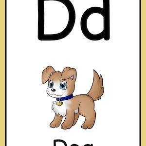 Alphabet Flashcards A–Z | Toddler Preschool Learning Printable | ABC ...