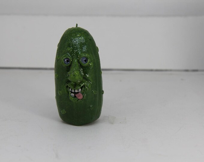 Christmas Pickle With Silly Face Ornament - Etsy