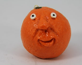 Orange Figure - Etsy