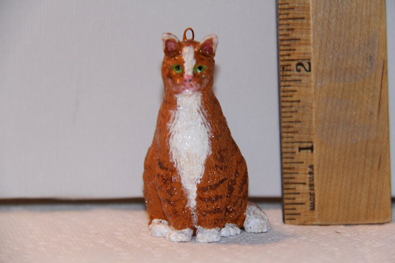Orange Tabby Cat Figure/ornament - Etsy
