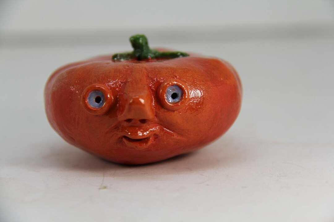 Silly Red Tomato Ornament or Figure - Etsy