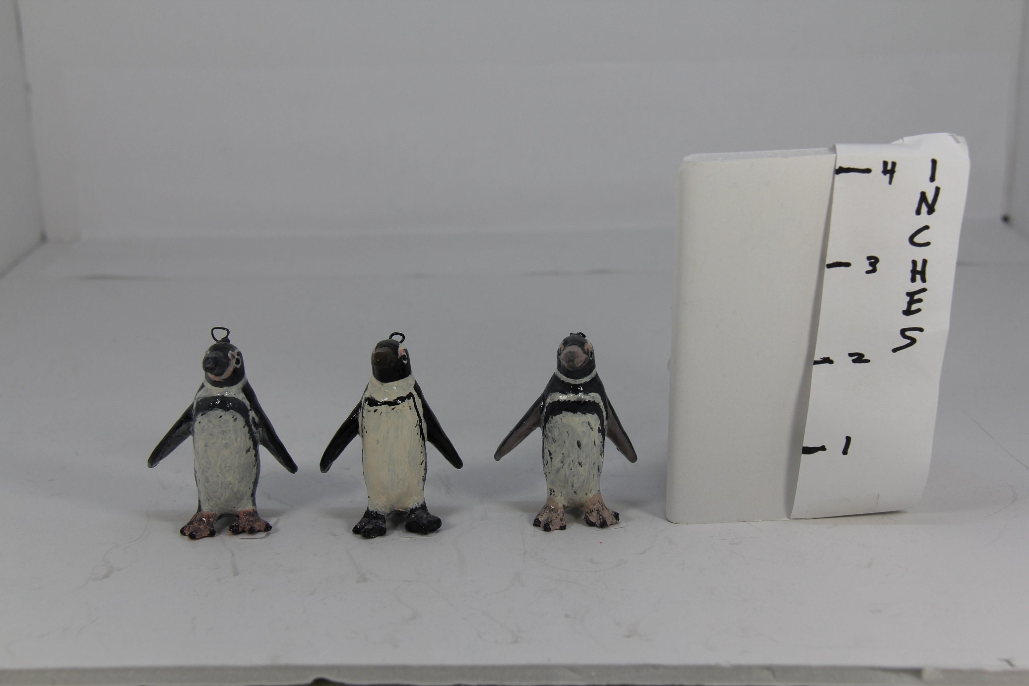 Premium Set of 3 Banded Penguins, Species Variety, Ornaments or Figures ...
