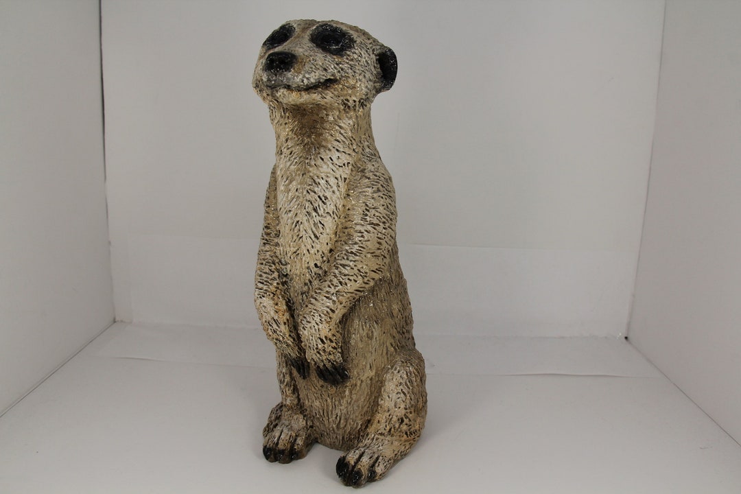 Meerkat Statue, Alert and Ready. - Etsy