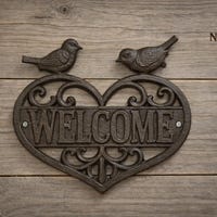 LIBRARY \ Cast Iron Rustic Industrial Style Heavy Plaque Sign \ Home ...