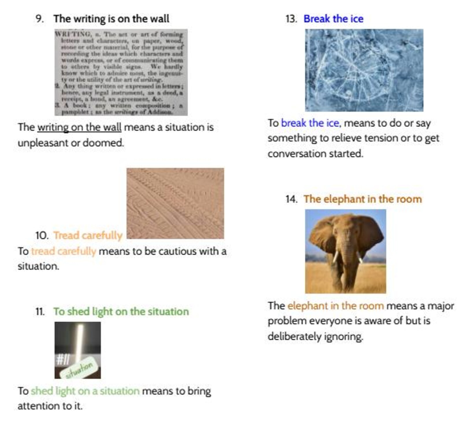 Idiom Bundle: Figurative Language Activities for Classrooms, Idioms ...