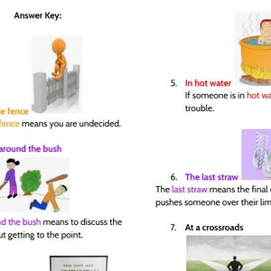 Idiom Bundle: Figurative Language Activities for Classrooms, Idioms ...