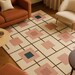 Cut Loop Abstract Rug Modern Geometric Rug Irregular Shaped Rugs Odd ...