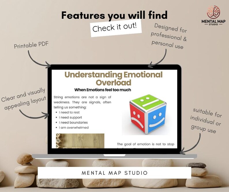 Anxiety and Emotion Regulation Workbook | Therapy Worksheets | Coping ...