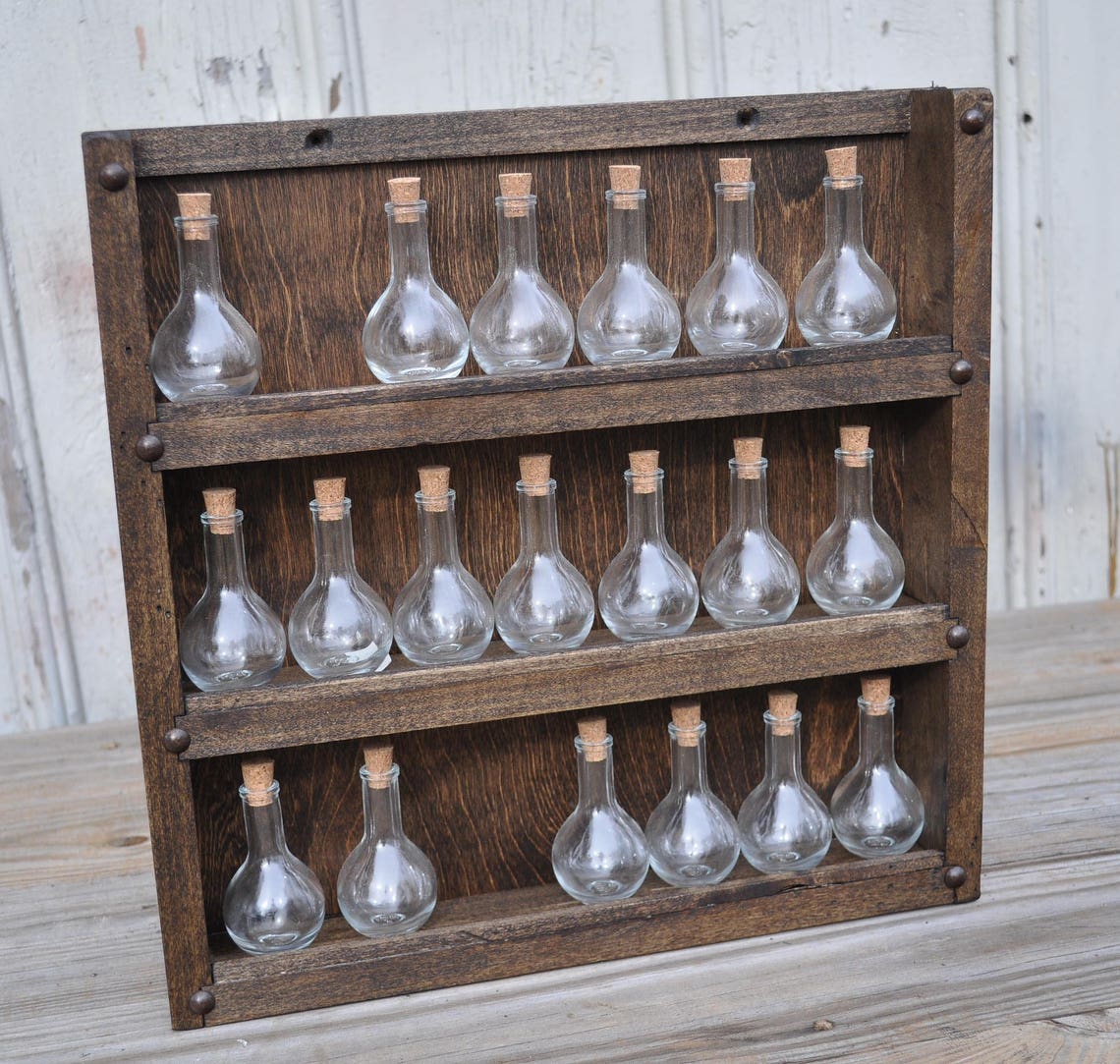 Apothecary Jar Storage Shelf Holds 21 Jars - Etsy