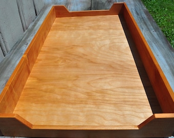 Birch Baby Changing Tray With Storage, Nursery Organizer, Diaper ...
