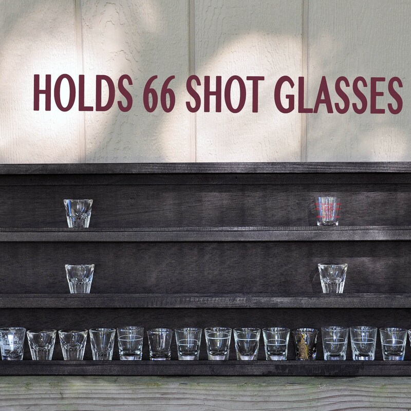 Shot Glass Display - Etsy