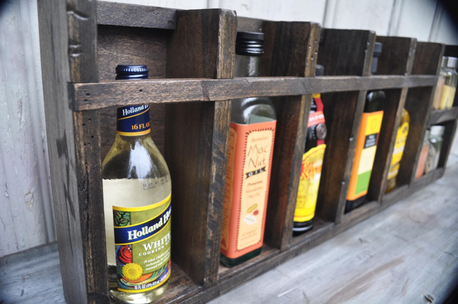 Spice Rack for Olive Oil and Condiments - Etsy