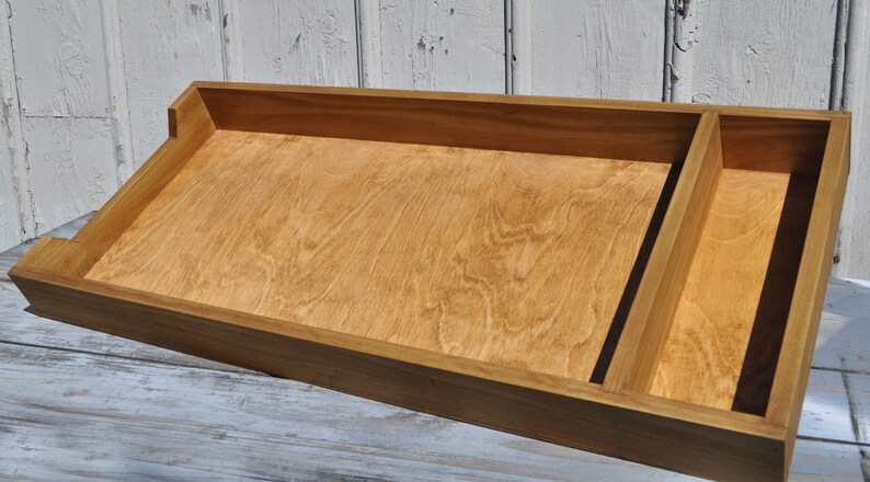 Baby Changing Tray W/ Diaper Compartment Natural Color | Etsy