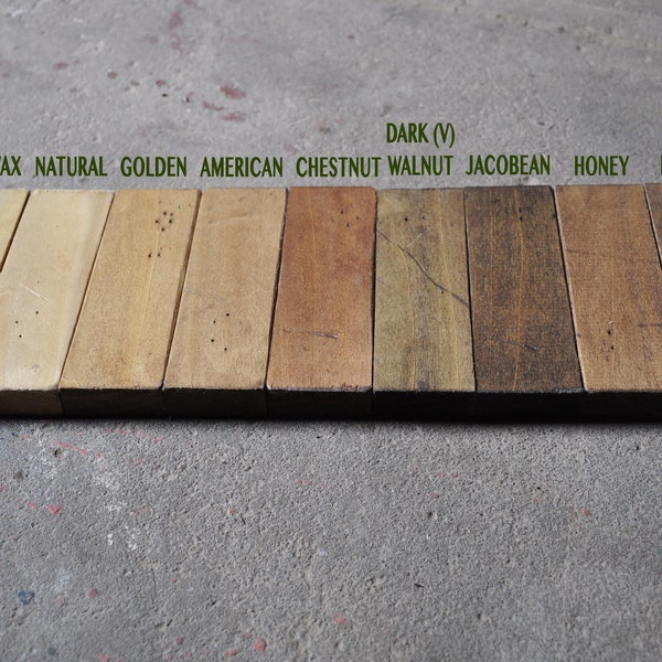 Pine Stain Samples - Etsy