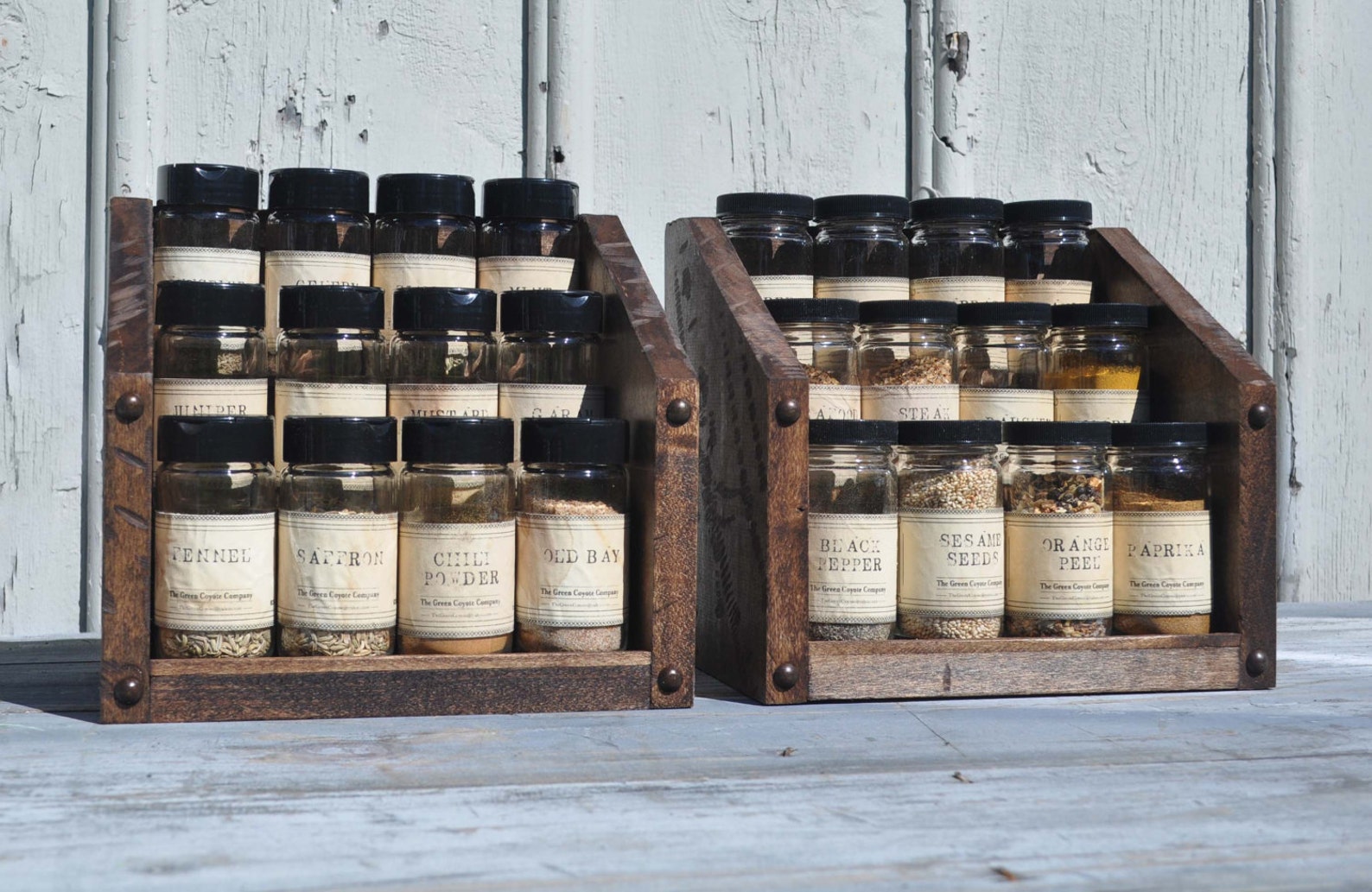 Compact Spice Rack Set of 2 | Etsy