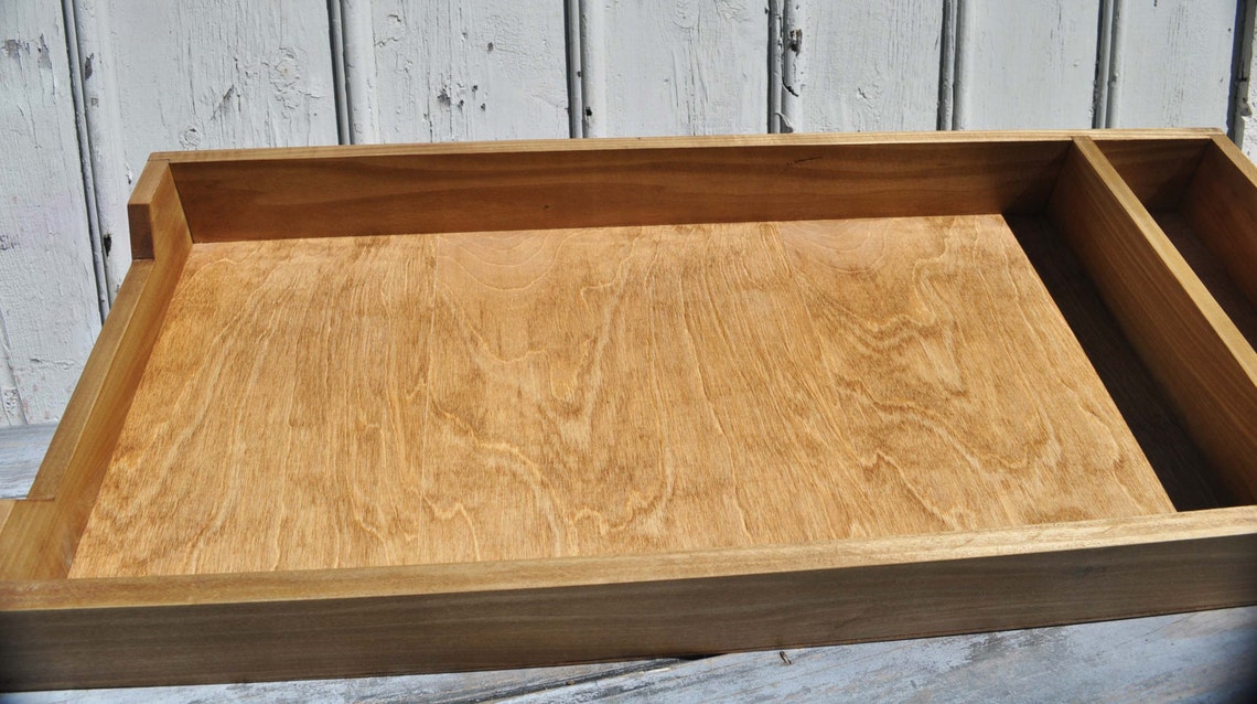 Baby Changing Tray W/ Diaper Compartment- Natural Color - Etsy