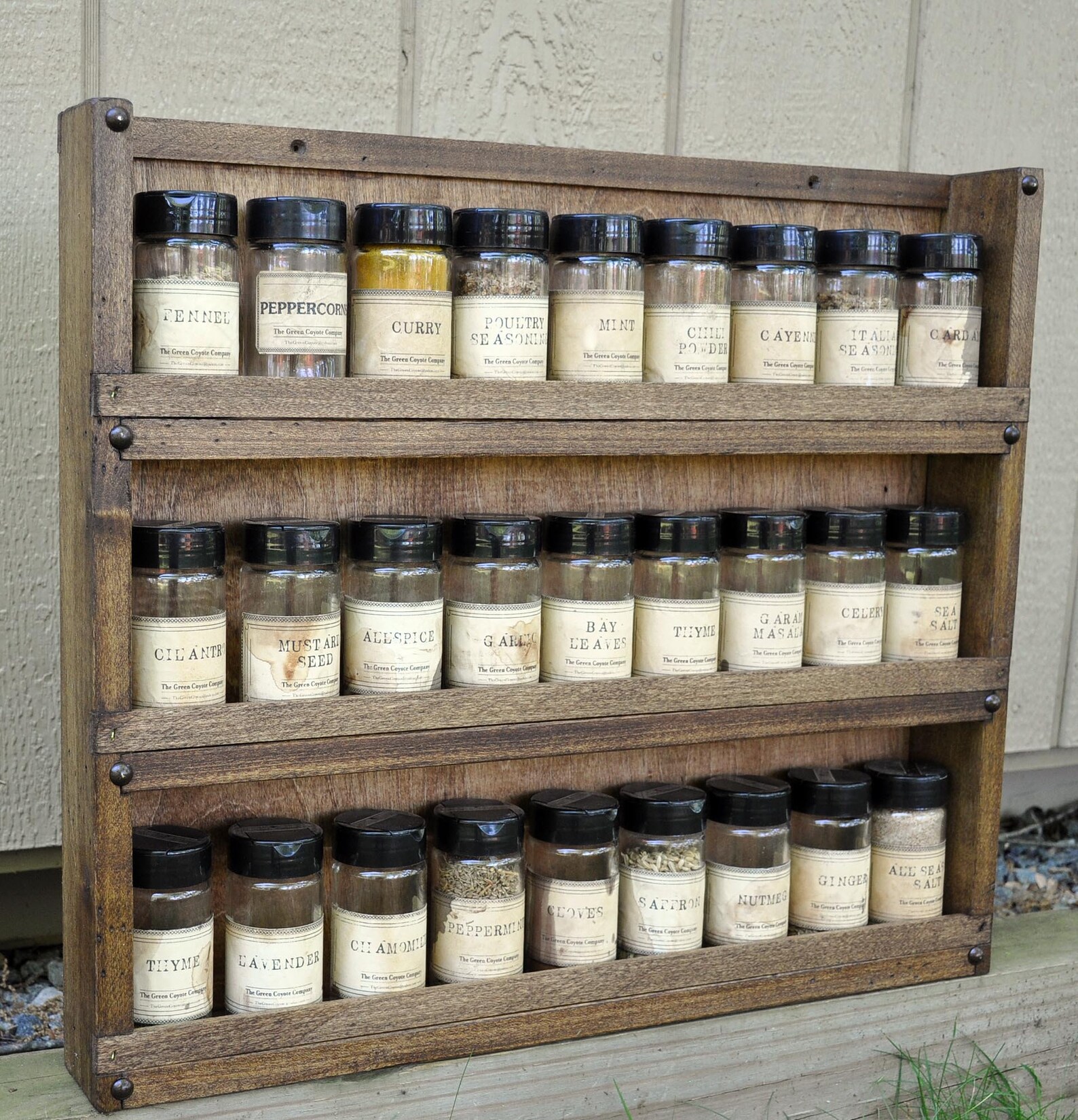 Apothecary Jar Storage Spice Rack Jar Storage Includes - Etsy