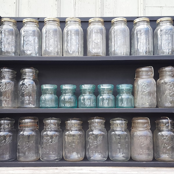 Mason Jar Rack - Etsy
