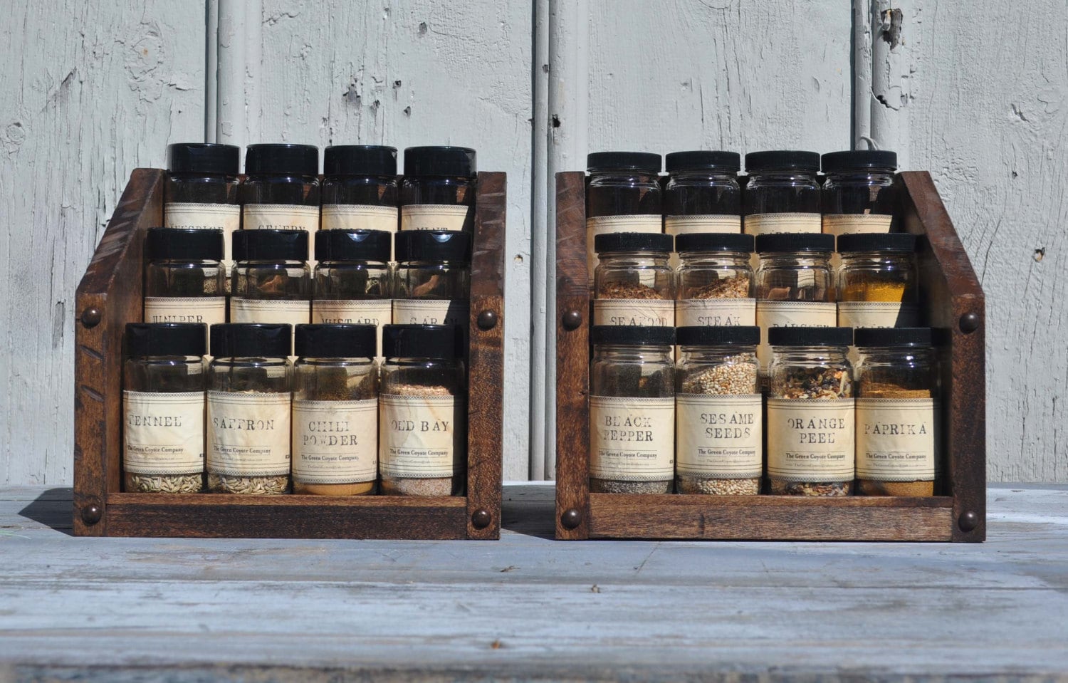 Compact Spice Rack Set of 2 | Etsy