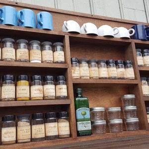 Apothecary Shelf - Jelly Cupboard Display, Rustic Jelly Cupboard - Etsy