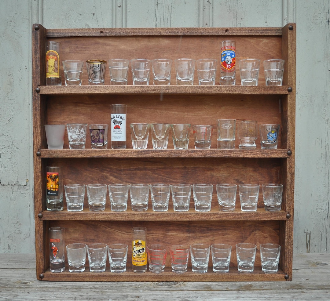 Shot Glass Display, Hard Rock Shot Glass, Wall Mounted Shot Glass ...