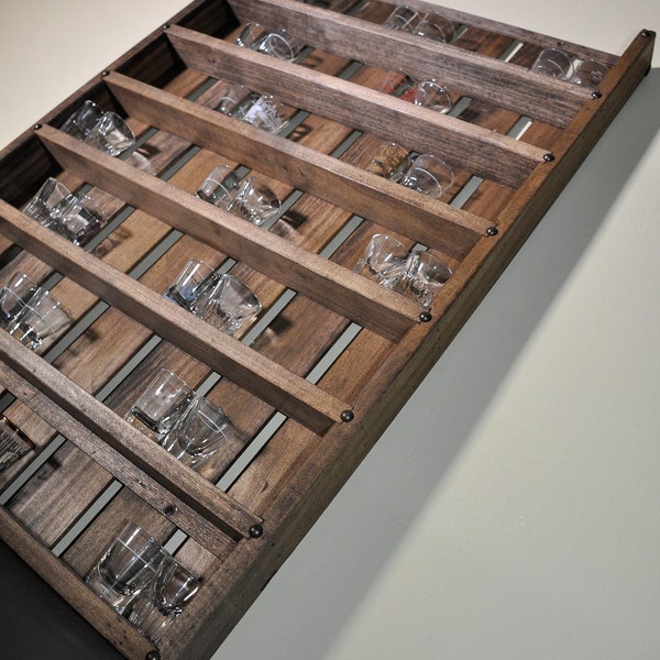 Shot Glass Display - Etsy