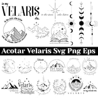 ACOTAR Inspired Velaris Prythian Design | Svg | Png | Jpg | Pdf ...