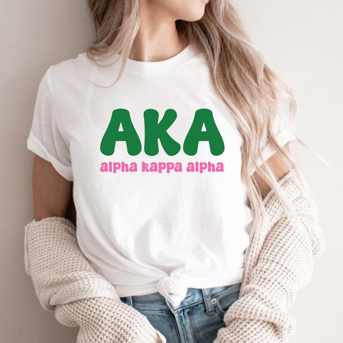 Alpha Kappa Alpha Bundle, AKA Svg,pink & Green Sorority,aka Letter Svg ...